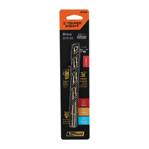 12746 / BAV-1/4-B TRUPER Broca HSS 1/4' Trugold para metal en blíster ...