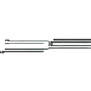 44301 / CIN-1815 TRUPER Bolsa con 100 cinchos plásticos 18 lb, 150x2.5 ...