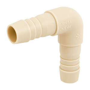 48563 / CM-563 TRUPER Codo 90° inserción de 3/4' de polipropileno, Foset