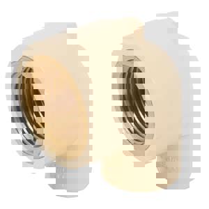 48909 / CPVC-501 TRUPER Codo 90° de CPVC con inserto latón 1/2', Foset