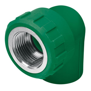 49861 / CV-501 TRUPER Codo 90° PPR de 1/2' hembra con inserto metálico, Foset