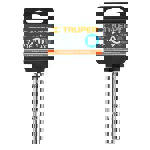 13713 / D-3814-HL TRUPER Dado largo de 7/16', 6 puntas, cuadro 3/8', Truper