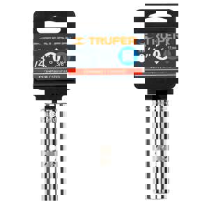 13718 / D-3824-HL TRUPER Dado largo de 3/4', 6 puntas, cuadro 3/8', Truper