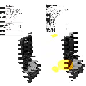 26037 / KIT-14P TRUPER Juego de 12 brocasierras, 2 mandriles y llave ...