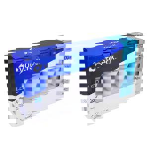 48128 / LED-100FX4 TRUPER Pack de 4 lámparas de LED A19 14 W luz de día, caja, Volteck