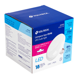 46090 / LEDCI-75F TRUPER Lámpara de LED tipo OVNI 12 W luz de día, en ...