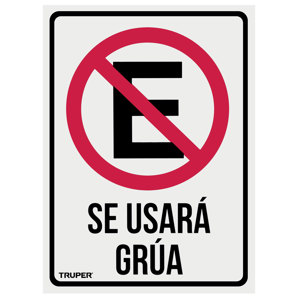 18347 LIN 03 TRUPER Letrero De Se alizaci n NO ESTACIONARSE 25 X 34 Cm 18347 LIN 03 TRUPER Letrero De Se alizaci n NO ESTACIONARSE 25 X 34 Cm