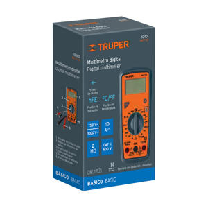 10401 / MUT-33 TRUPER Multímetro digital junior, Truper