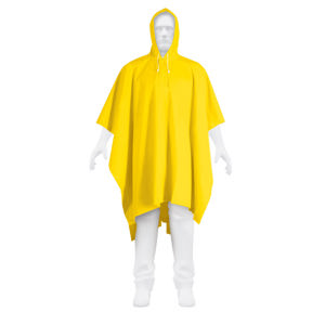 Versace Collection Printed Yellow Poncho