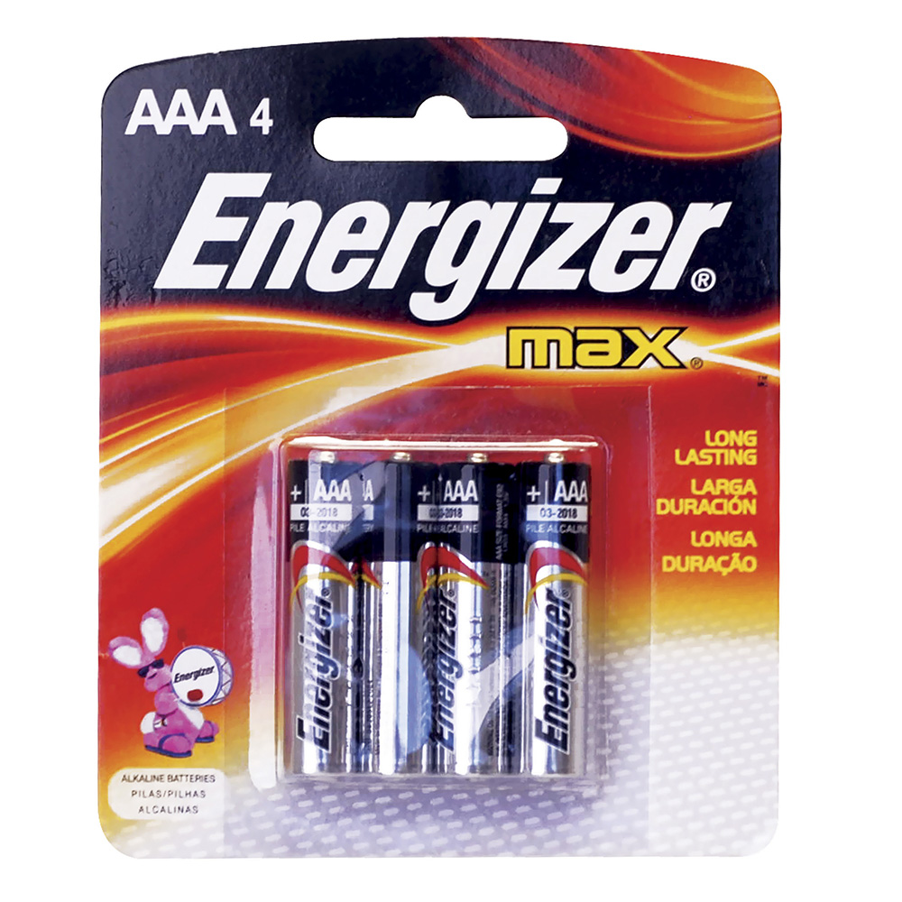 Surtek-E92BP-4 / E92BP-4 TRUPER Pila alcalina Energizer® "AAA", 4 piezas Surtek