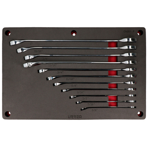 Urrea-CH251P / CH251P TRUPER Juego de llaves combinadas pulido espejo extra largas enpulgadas 11 ...