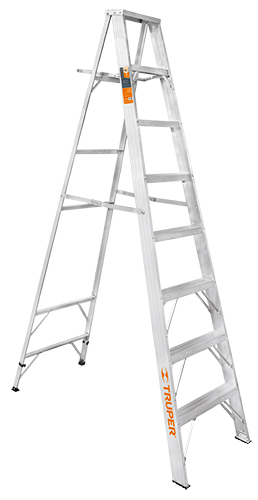 10469 / ESTA-28 TRUPER Truper - Escalera de tijera, aluminio, tipo ll ...