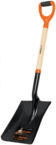 22506 / PCD-P TRUPER Pala cuadrada, puño 'D', Pretul