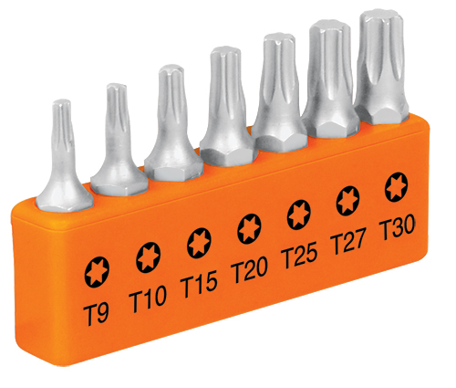 17796 / P7-25T TRUPER Truper - Juego de 7 puntas Torx, 2'