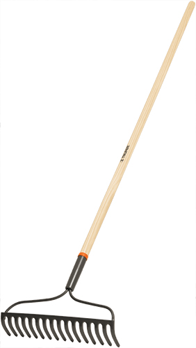 17882 / R-16AM TRUPER Rastrillo jardinero Classic, 16 dientes,mango 54'