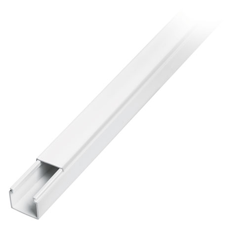 46284 / CAN-1020A TRUPER Volteck - Canaleta de 1 vía, 10 x 20, con adhesivo