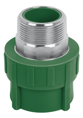 49879 / CV-611 TRUPER Conector de PPR, 1/2', 20mm, macho