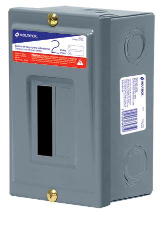 47332 / CCS-6 TRUPER Centro de carga de sobreponer, 6 polos, Volteck