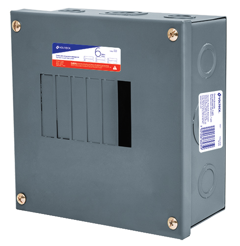 47332 / CCS-6 TRUPER Centro de carga de sobreponer, 6 polos, Volteck